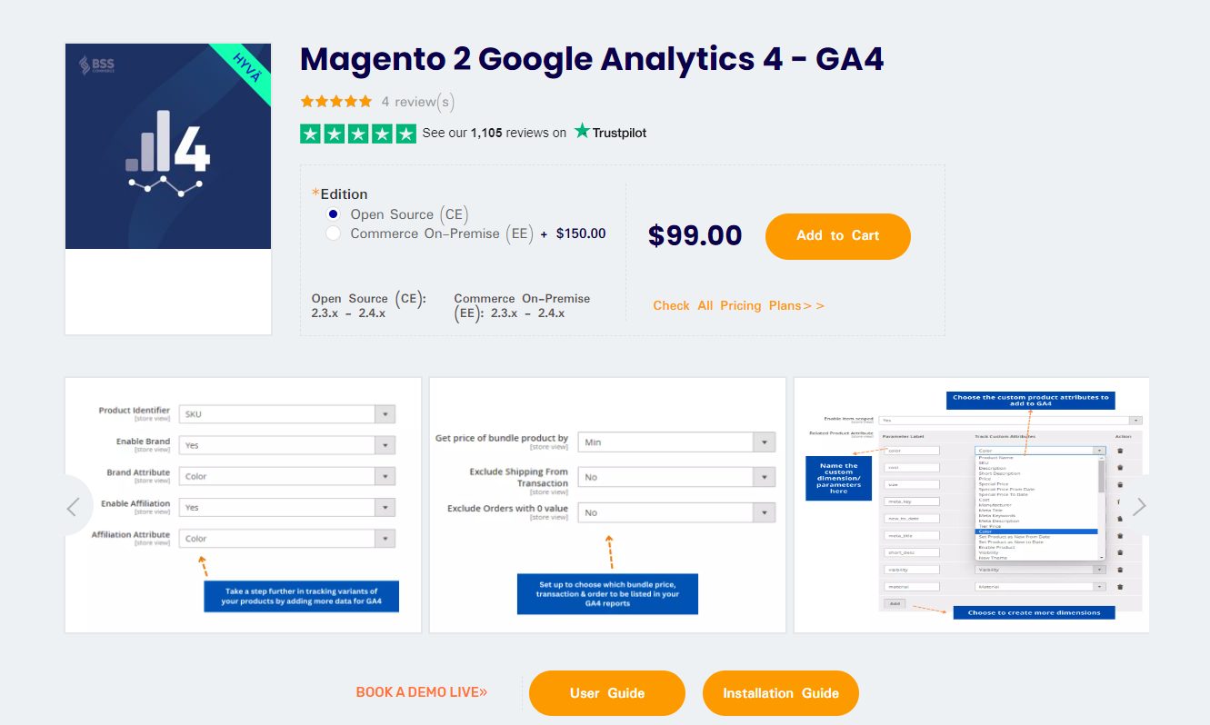 4 Best Magento 2 GA4 extensions + How to set up